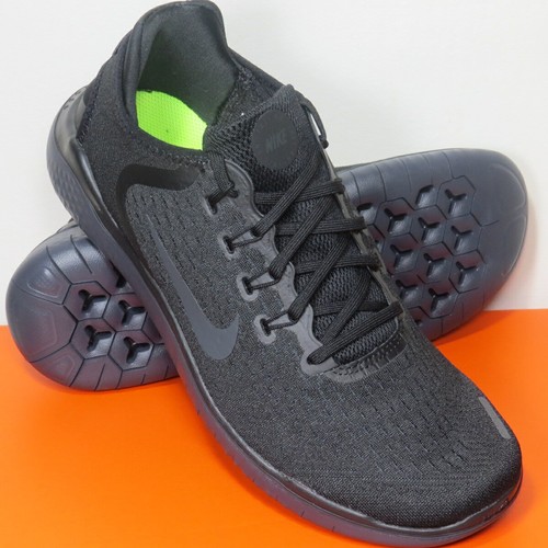 Nike Free RN 2018 Mens Running Shoes Triple Black 942836-002 Mens Size ...