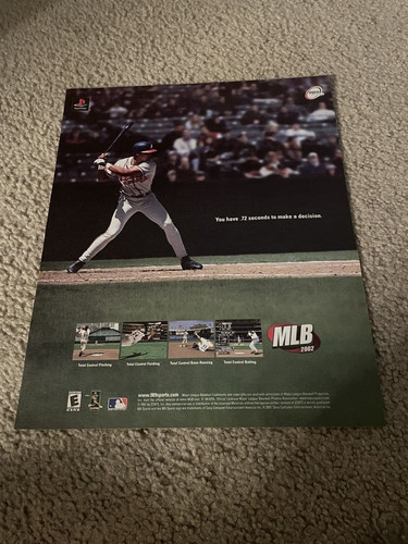 Vintage MLB 2002 PS1 Playstation 989 Video Game Print Ad | eBay