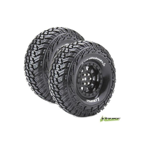 Louise CR-Griffin 1.9 supersoft Crawler Rad Felge schwarz 12mm hex 2 St ...