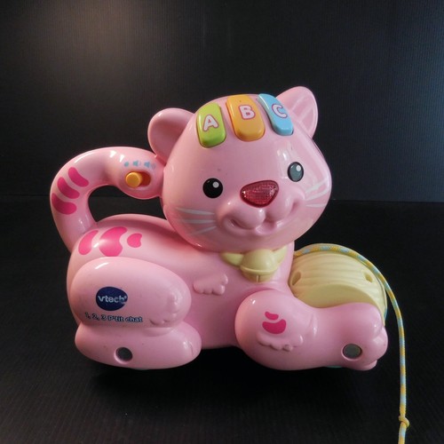 123 Small Cat ABC VTECH ELECTRONICS Disney Musical Mechanical Vocal Toy ...