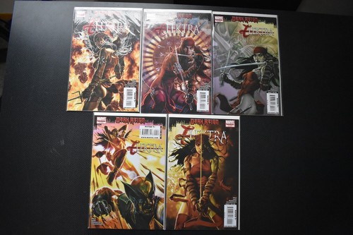 Dark Reign: Elektra #1-5 Complete Marvel Comics Set 2009 Skrulls ...