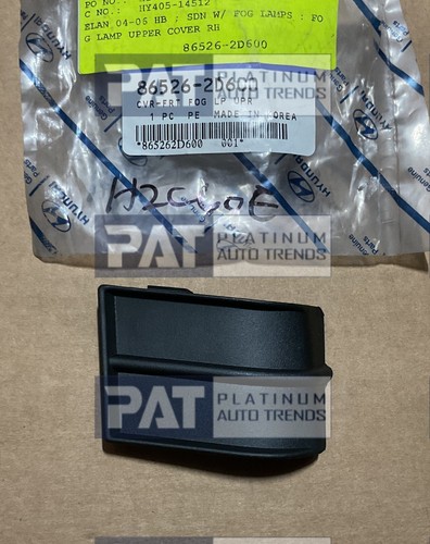 GENUINE HYUNDAI ELANTRA 2004-2006 FOG LAMP COVER RH=PASSENGER SIDE ...