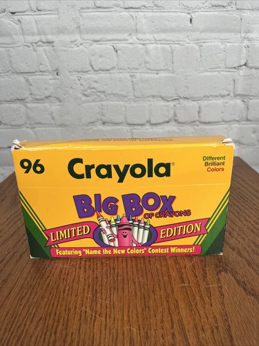 1993 Crayola Crayons 96 Count Big Box - Limited Edition Name the New ...