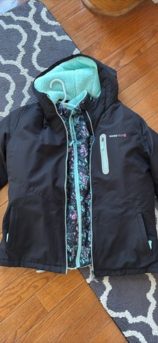 Girls Winter Coat 14/16 2 Coats In 1! Hardly Worn! | eBay