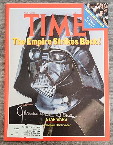 James Earl Jones Signed Time Magazine Star Wars Field Of Dreams LEGEND ...