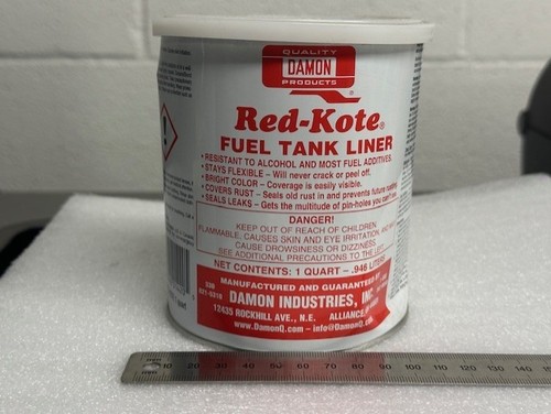 #RED-KOTE QT Damon Industries Red-Kote Fuel Tank Liner | eBay