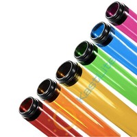 (48) T8 8' Tube guard Fluorescent Plastic Light Cover Sleeve Bulb ...