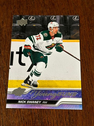 2023-24 Upper Deck Series 2 Young Guns Nick Swaney Minnesota Wild #458 ...