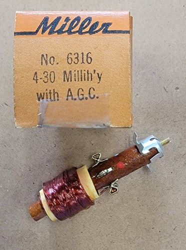 J.W.Miller 6316 4-30mh Adjustable Coil * NEW IN PACKAGE * | eBay