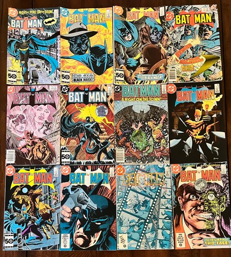 12 issues BATMAN #385 to #2397 comics from 1985......$240 VALUE...ONLY ...