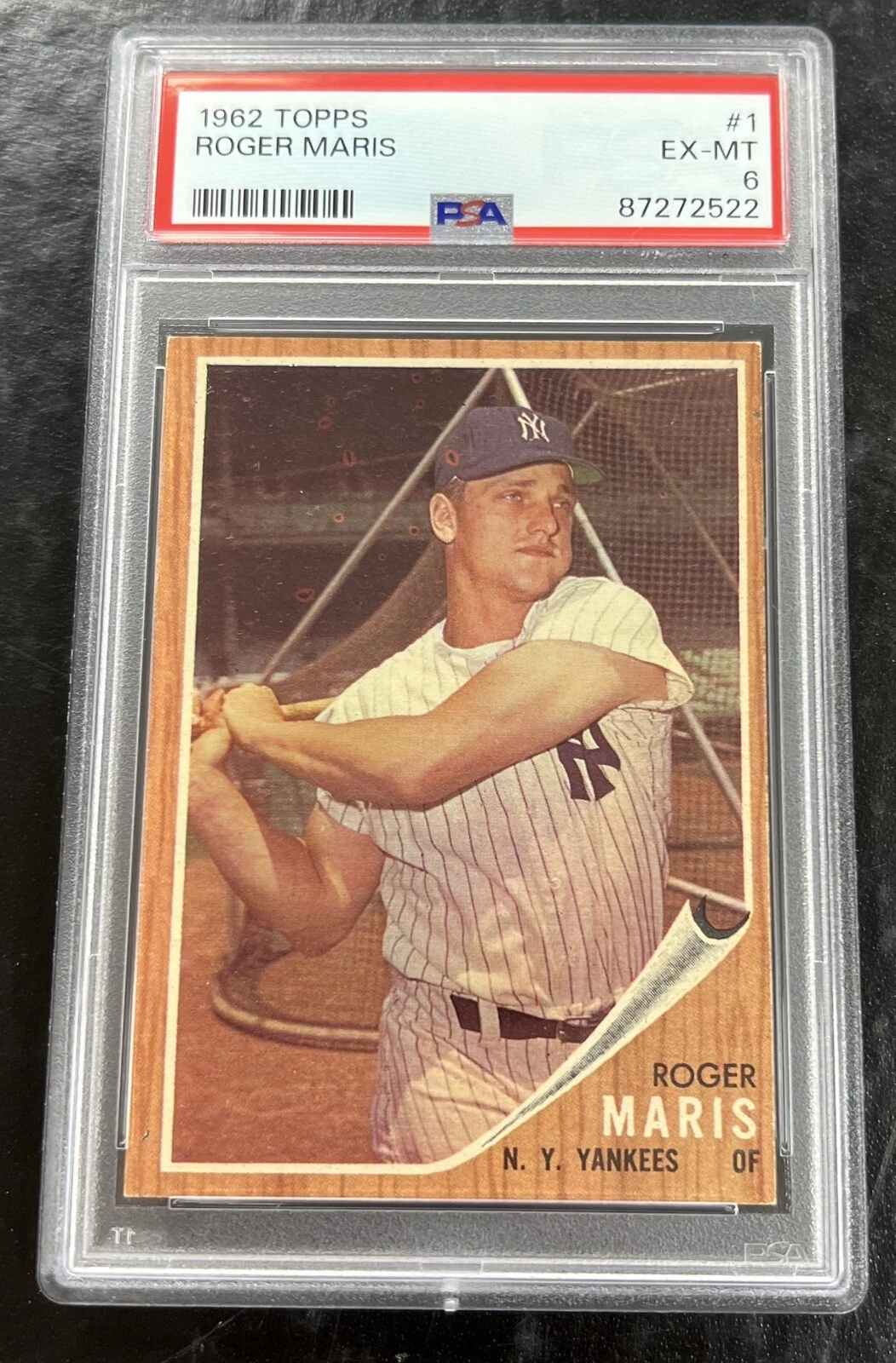 Roger Maris 1962 Topps #1 Base Price Guide - Sports Card Investor