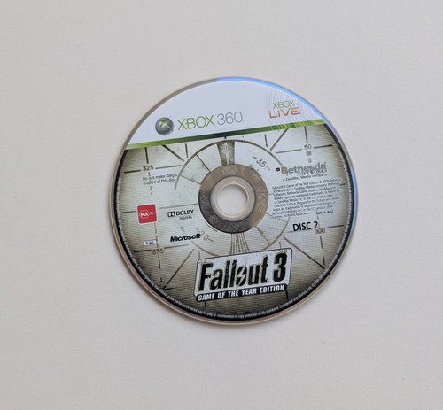 Xbox 360 - Fallout 3 Game of the year edition - Disc 2 ONLY | eBay ...