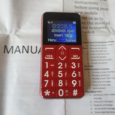 Big Button Mobile Phone for sale | eBay