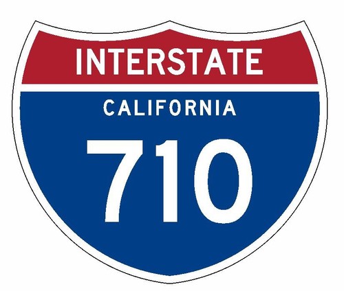 Interstate 710 Sticker R1989 California Highway Sign Road Sign | eBay
