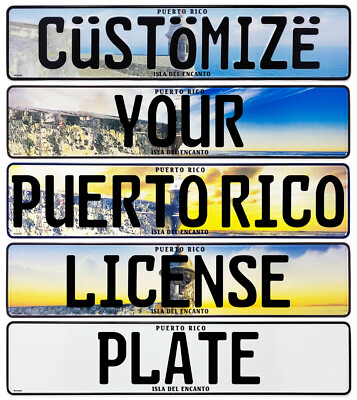 Puerto Rico License Plate for sale | eBay