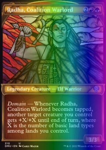 MTG Radha, Coalition Warlord (310/447) Dominaria United LP FOIL | eBay