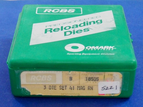 RCBS 41 Mag Reloading Die Set # 18505 for sale online | eBay