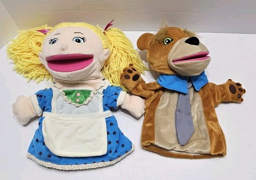 Lakeshore Goldilocks & Papa Bear Three Bears Storytelling Hand Puppet ...