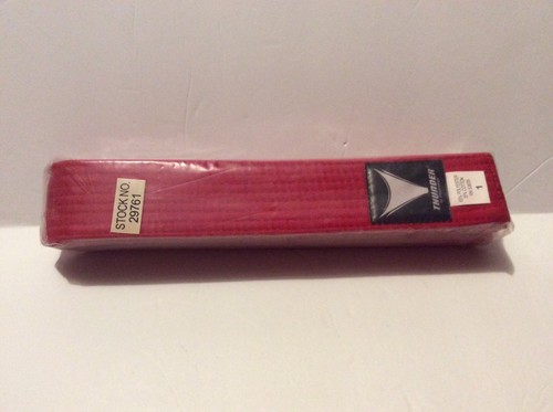 Thunder PROFORCE Red Size 1 DOUBLE WRAP Karate Belt Martial Arts | eBay