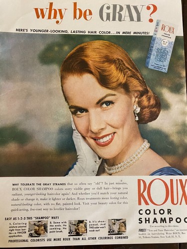 Roux Color Shampoo, Full Page Vintage Print Ad | eBay