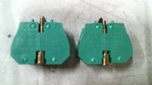 AUTOMATION DIRECT ECX1040 CONTACT BLOCKS 400V 2.5A LOT/2 -FREE SHIPPING ...