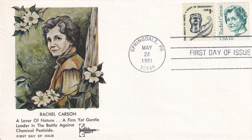 STAMP SCOTT 1857, 1581 "Rachel Carson" 17 CENT 1981 FDC - B | eBay