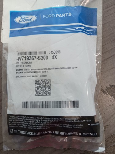 FORD OEM 17-18 F-250 Super Duty-Rear Molding Retainer W719367S300 Set ...