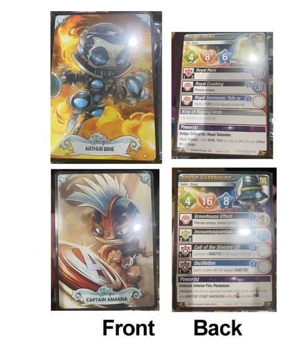 Krosmaster Arena Oversized Stat Cards 2 Packs/Sets Board Game Quest NEW ...