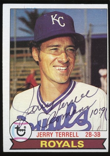 Jerry Terrell #273 signed autograph auto 1979 Topps Baseball Trading ...