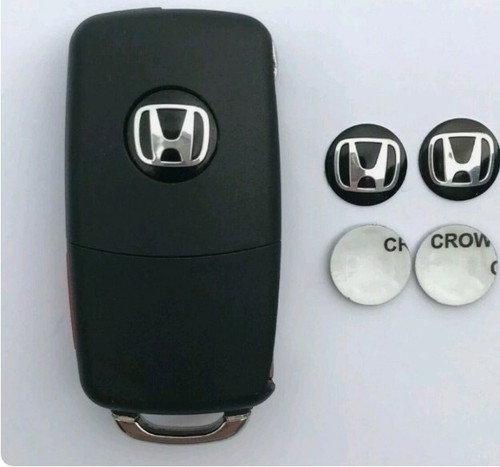 2x Emblemas Metal Logo honda key 14 mm llave logo | eBay