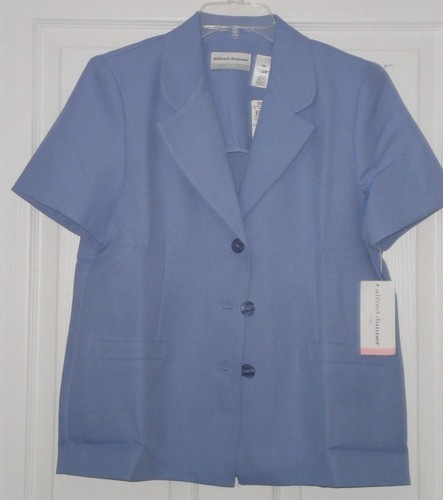 ***ALFRED DUNNER SUIT JACKET BLAZER SIZE 10P MEDIUM BLUE NWT | eBay