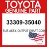 GENUINE Toyota FLANGE SUB-ASSY, OUTPUT SHAFT COMPANION 33309-35100 OEM ...