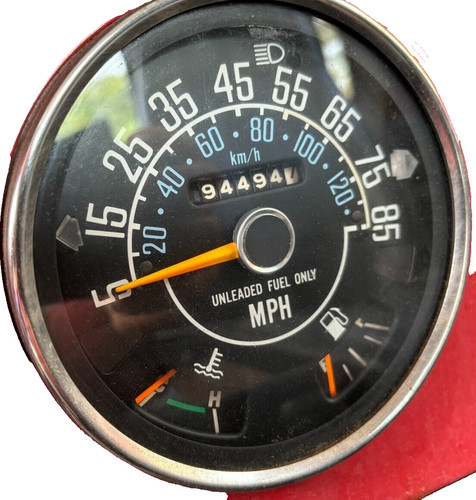 Jeep CJ Factory Speedometer CJ5 CJ7 CJ8 Fuel Temperature Gauge | eBay