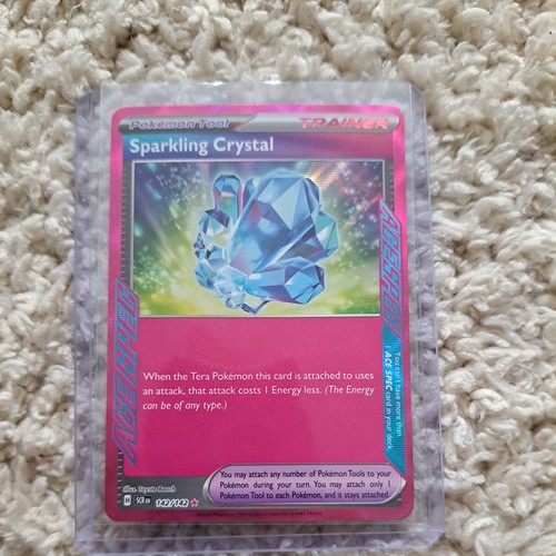 142/142 Sparkling Crystal : ACE SPEC Rare Holo Card : Stellar Crown ...