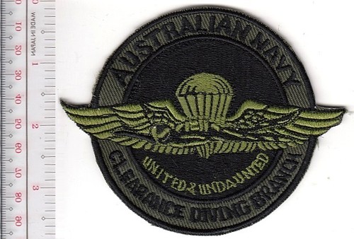 Australian Navy RAN Combat Diver Clearance Diving Branch Para-NO TARRIF ...