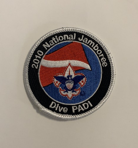 BSA 2010 National Jamboree Dive PADI Patch Mint | eBay