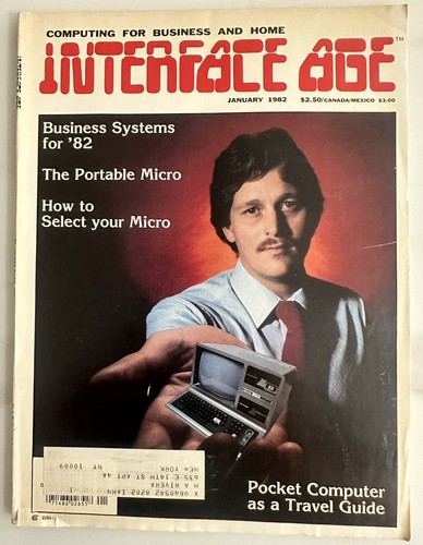Interface Age Business Systems January 1982 Volume 7 Issue 1 | eBay