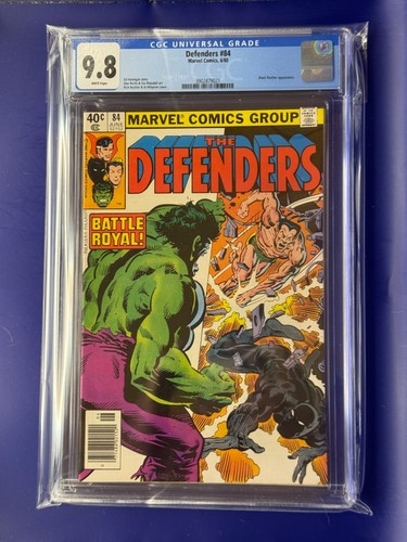Defenders #84 CGC 9.8 Black Panther Sub Mariner Battle 1984 White Pgs ...