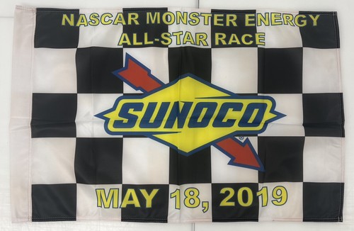 2019 #42 Kyle Larson CGR All-Star Race Win Sunoco Victory Lane Flag | eBay