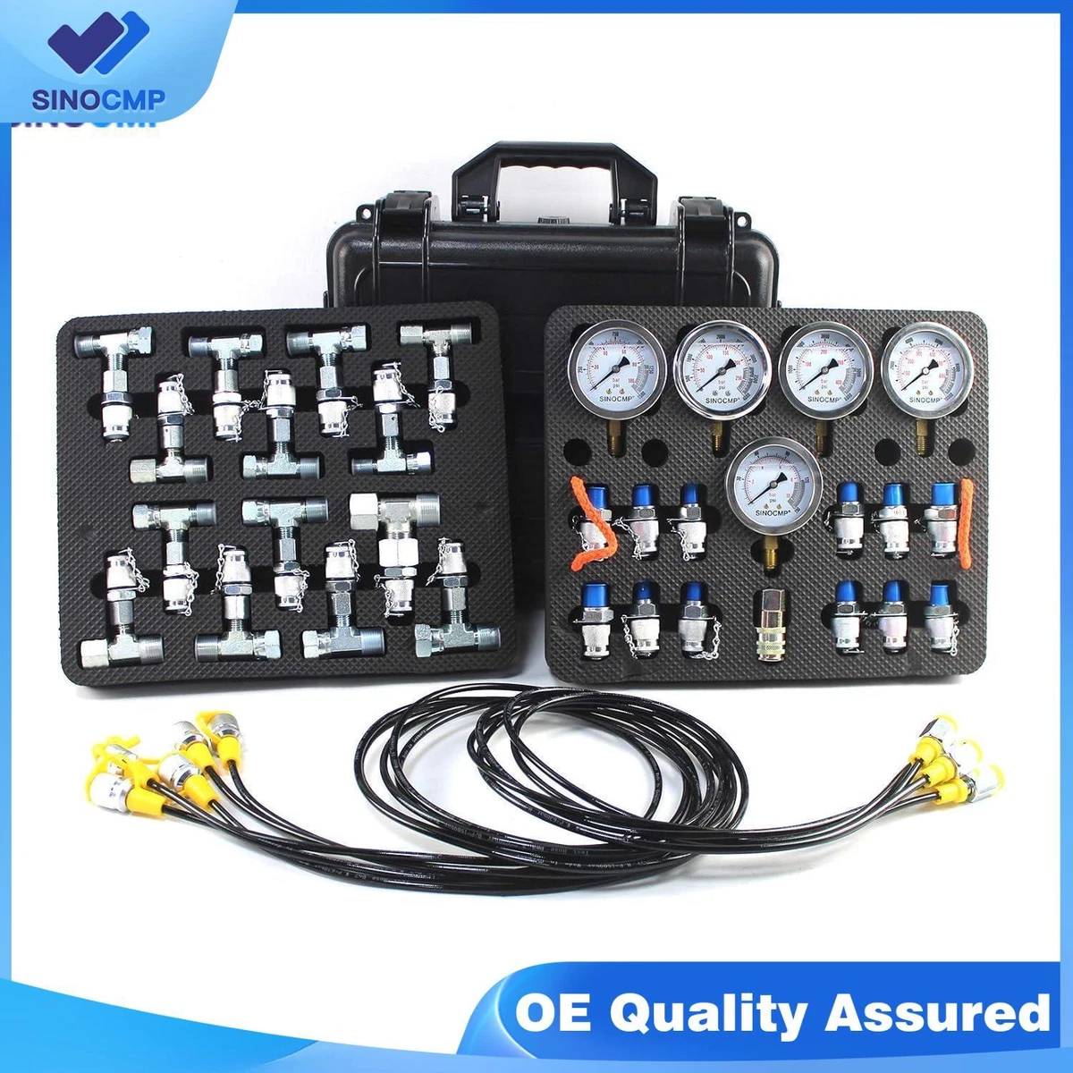 Pressure Testing Adapter 5-Piece M10x1 Hydraulic Test Adapter Set ...