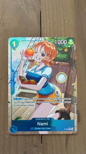 One Piece Nami P-053 The Best Vol. 1 PRB-01 Alternate Art PARALLEL ...