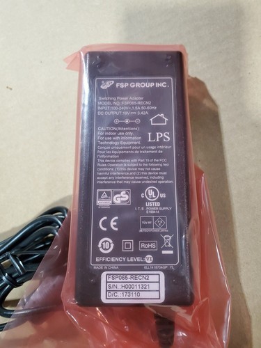 LOT of 40 FSP Group FSP065-RAB AC Adapter power supply W/o power cord ...