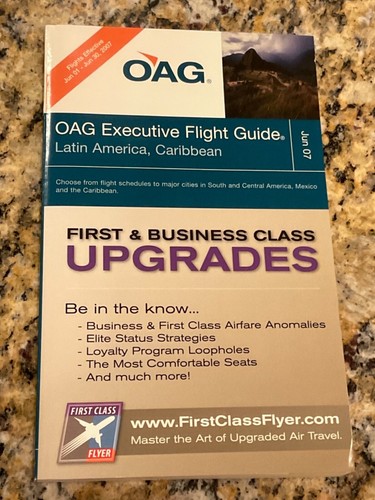OAG Pocket Flight Guide Latin America Caribbean Edition June 2007 | eBay