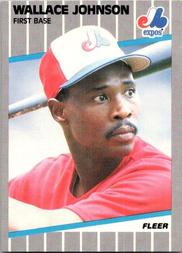 1989 Fleer Baseball 382 Wallace Johnson | eBay