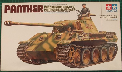 1/35 TAMIYA WW2 GERMAN PANTHER AUSF A + ICM GERMAN TANK RIDERS ...