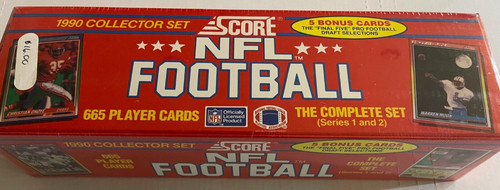 1990 Score NFL Football Collector Set Complete (Series 1 & 2) Factory ...