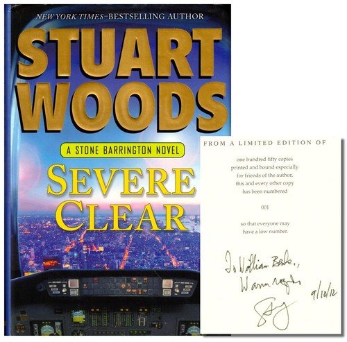 Stuart Woods / Severe Clear Signed 2012 | eBay