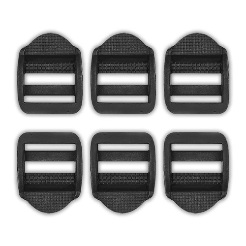6 Pcs 1 inch (25mm) Plastic Ladder Slider adjustable Lock Buckles ...