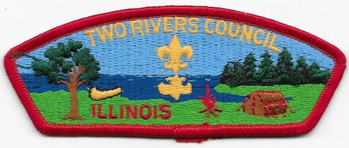 Two Rivers Council Strip CSP Vintage Boy Scouts of America BSA Clear ...