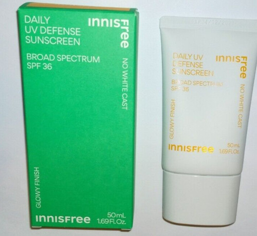 Innisfree Daily UV Defense Sunscreen SPF 36 - Glowy Finish - 1.69 oz ...